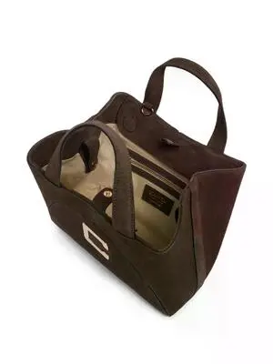 CAREL Clem Suede Tote Bag - Brown
