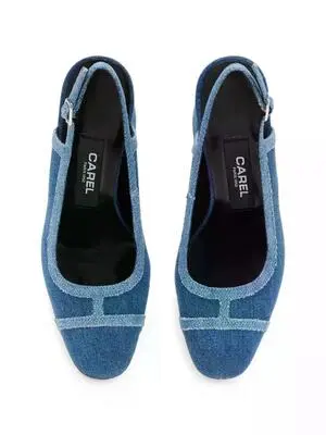 CAREL Alizee Denim Slingback Pumps