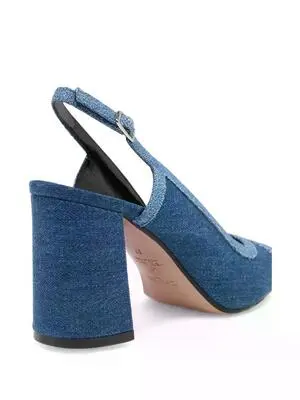 CAREL Alizee Denim Slingback Pumps