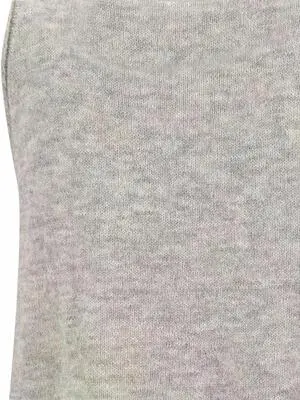 MAURIZIO MYKONOS Ribbed-hem V-neck Top