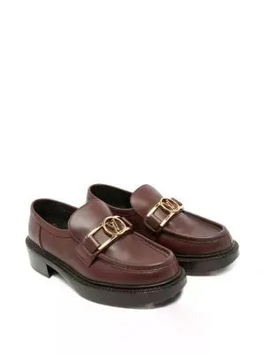 LOUIS VUITTON Academy Leather Loafers