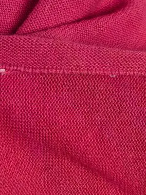 Red Valentino Ruffle-trim Pointelle-knit Sweater