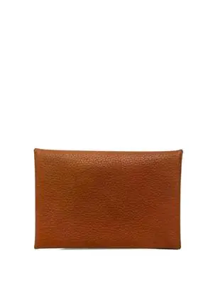 Hermès 2025 Evercolor Calvi Duo Compact Card Holder Coin Pouch