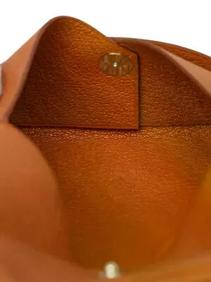 Hermès 2025 Evercolor Calvi Duo Compact Card Holder Coin Pouch