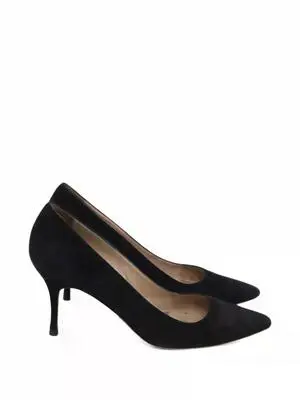 Manolo Blahnik 2020s Pointed-toe Suede Pumps