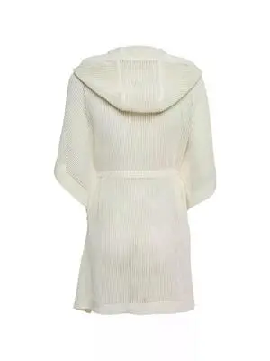 LOUIS VUITTON Mesh-knit Hooded Poncho