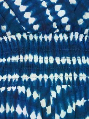 Maje Rayemitie Tie-dye Midi Dress
