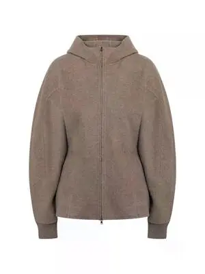 Max Mara Wool-and-cashmere Jersey Sweatshirt Beige