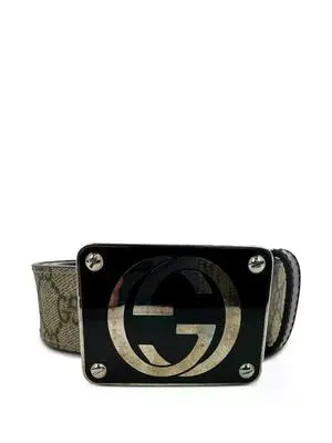 Gucci 2010s Gg Monogram Canvas Belt