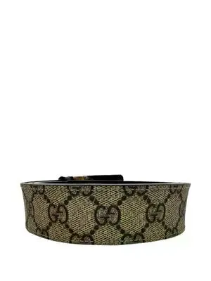 Gucci 2010s Gg Monogram Canvas Belt