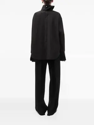 Carven Orchid Cotton Long-sleeve Shirt