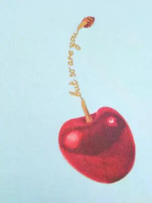 NEVER FULLY DRESSED Cherry-print T-shirt