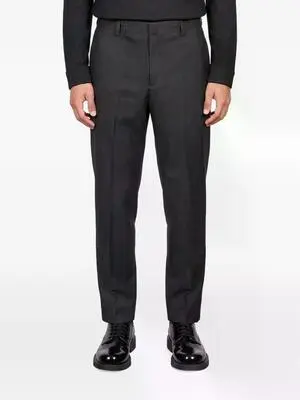 GREYED Pressed-crease Tailored Trousers - Grey