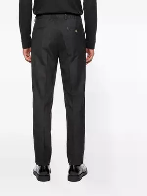 GREYED Pressed-crease Tailored Trousers