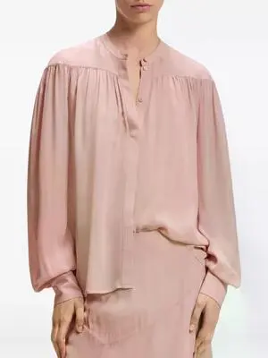 BOSS Relaxed-fit Blouse In Crepe De Chine