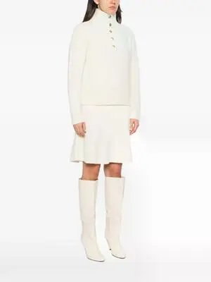 Gant Ribbed Button-up Sweater