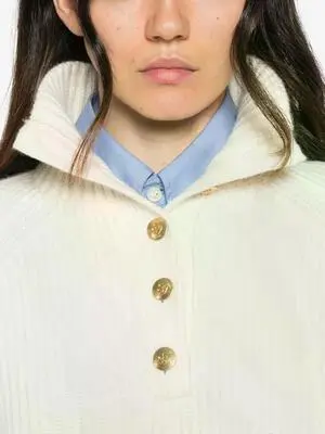 Gant Ribbed Button-up Sweater