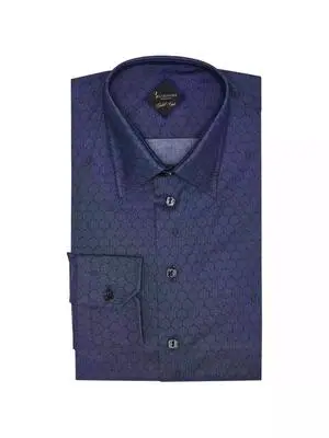 BILLIONAIRE Gold Cut Lion-pattern Shirt
