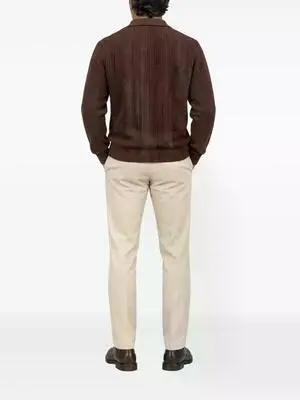FRANZESE COLLECTION Steve Mcqueen Ribbed-knit V-neck Sweater