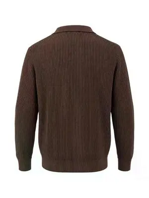 FRANZESE COLLECTION Steve Mcqueen Ribbed-knit V-neck Sweater