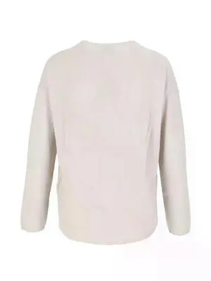 ALLUDE Crew-neck Cashmere Sweater