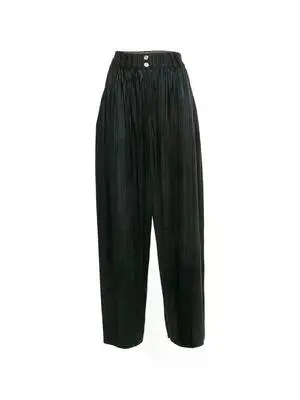 Balmain Pleated Wide-leg Trousers