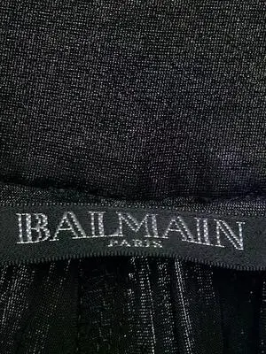 Balmain Pleated Wide-leg Trousers