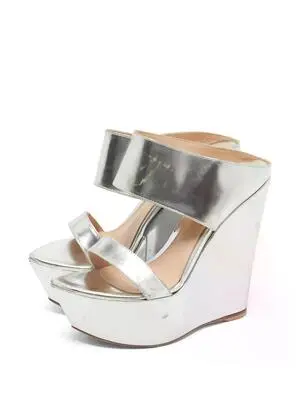 GIANVITO ROSSI Nikki Platform Wedge Sandals