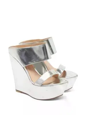 GIANVITO ROSSI Nikki Platform Wedge Sandals