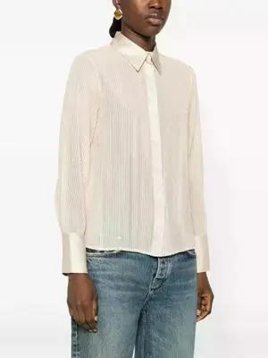 Peserico Sequin-embellished Striped Shirt