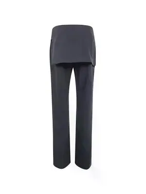 Paloma Wool Archive Layered-panel Straight-leg Trousers - Grey