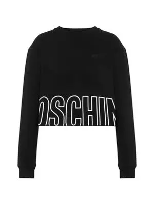 Moschino Logo-print Sweatshirt - Black