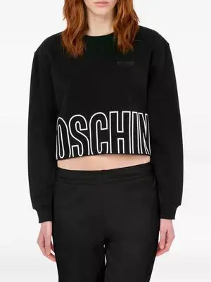 Moschino Logo-print Sweatshirt - Black