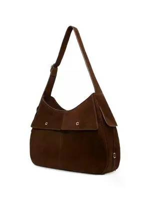 CAREL Orsay Suede Shoulder Bag