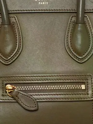 Celine 2014 Nano Luggage Tote Bag - Green