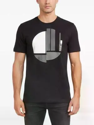 Hugo Boss Logo-graphic Jersey T-shirt - Black