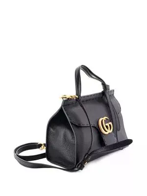 Gucci Gg Marmont Top Handle Bag Leather Mini Satchel