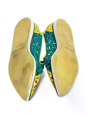 NICHOLAS KIRKWOOD Floral-design Laser-cut Sneakers
