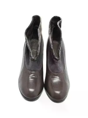 Marc Jacobs Velvet-panel Ankle Boots