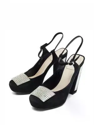 Dior Crystal-embellished Buckled Sandals - Black