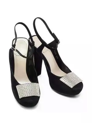 Dior Crystal-embellished Buckled Sandals