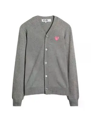 PLAY Logo-patch V-neck Cardigan