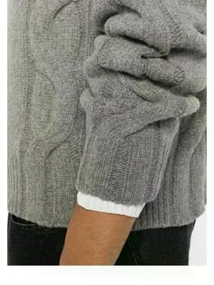 Axel Arigato Cable-knit Ribbed-trim Sweater