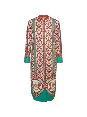 La DoubleJ Sundowner Pagoda Placee Rust Tunic Dress