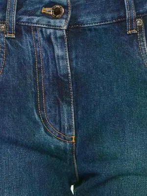 LOUIS VUITTON Logo-patch Slim-fit Jeans - Blue