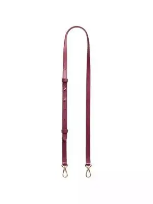 LANCEL Mistral Rollable Leather Shoulder Strap - Purple