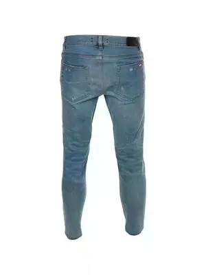 Amiri Distressed Slim-fit Jeans - Blue