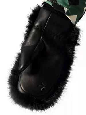 Perfect Moment Fur Star-embroidered Gloves