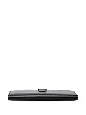 Hermès 1990-2004 Box Calf Bearn Wallet Long Wallets
