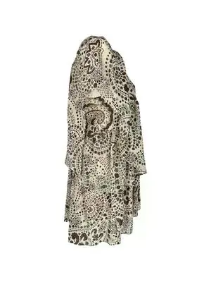 Chloé Paisley-print Lace-trimmed Blouse